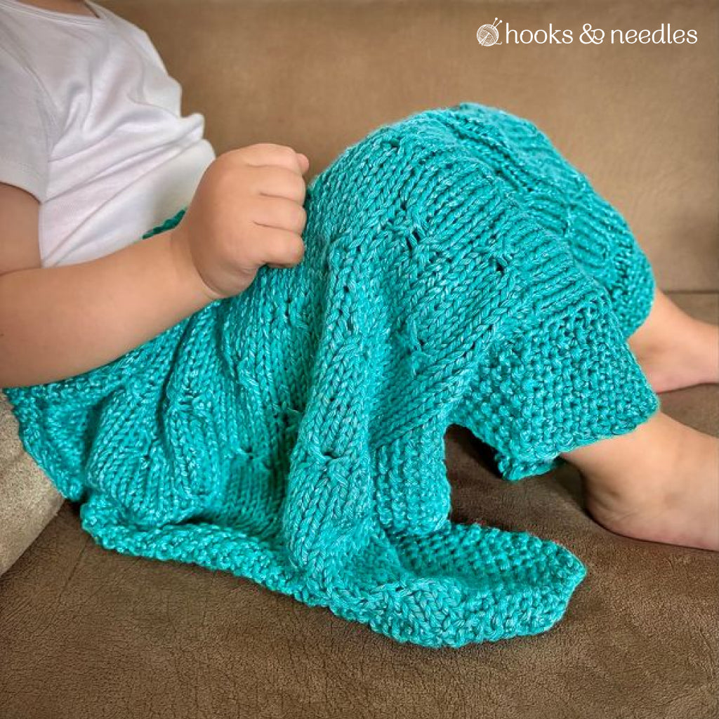 Star Lap Blanket Knitting Pattern – Hooks & Needles