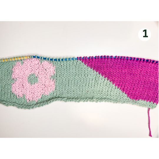 Flower Pillow Knitting Pattern – Hooks & Needles