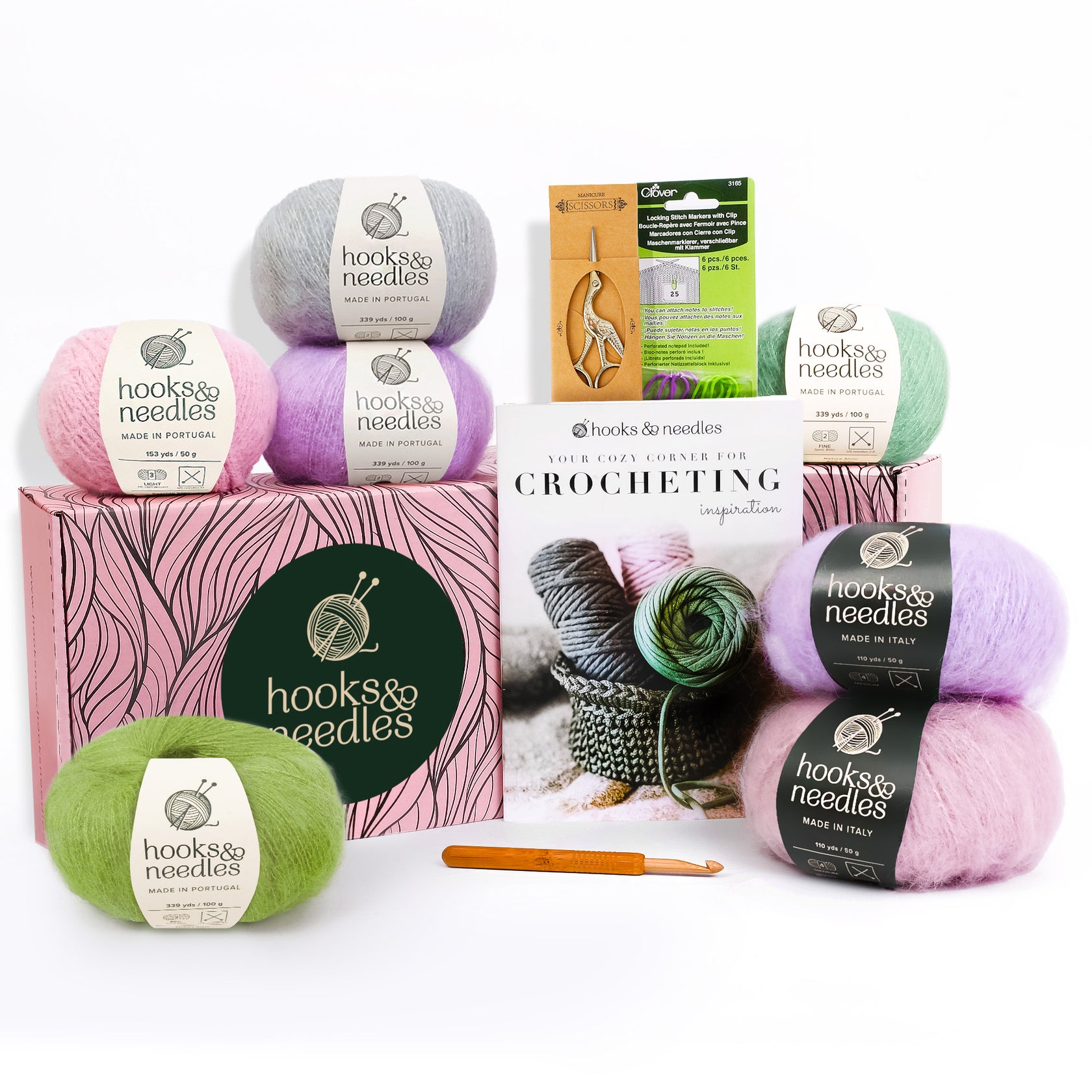 Hooks & Needles Knitting and Crochet Subscription Box